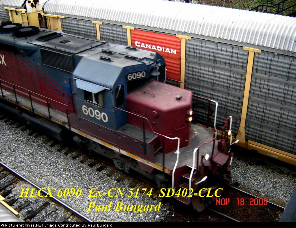 HLCX 6090 SD40-2 11/18/2006